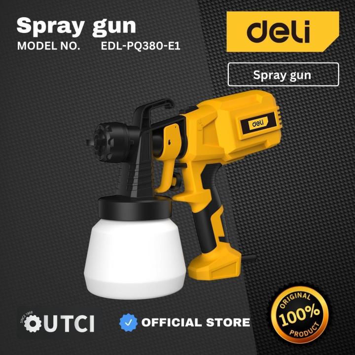 DELI Spray Gun - 550W, Spraying Pressure: 0.1Bar, Paint Tank Volume ...