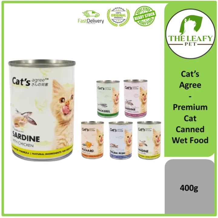 Cat's Agree / Cats Agree Premium Cat Canned Wet Food - 400g | Lazada