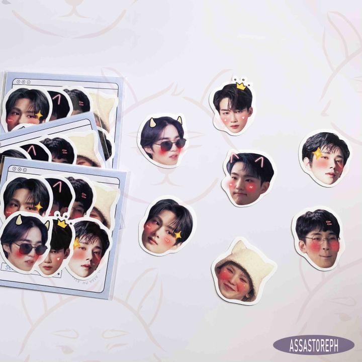 SVT SEVENTEEN Cute Bubble Head Sticker Pack Waterproof | Assastoreph ...