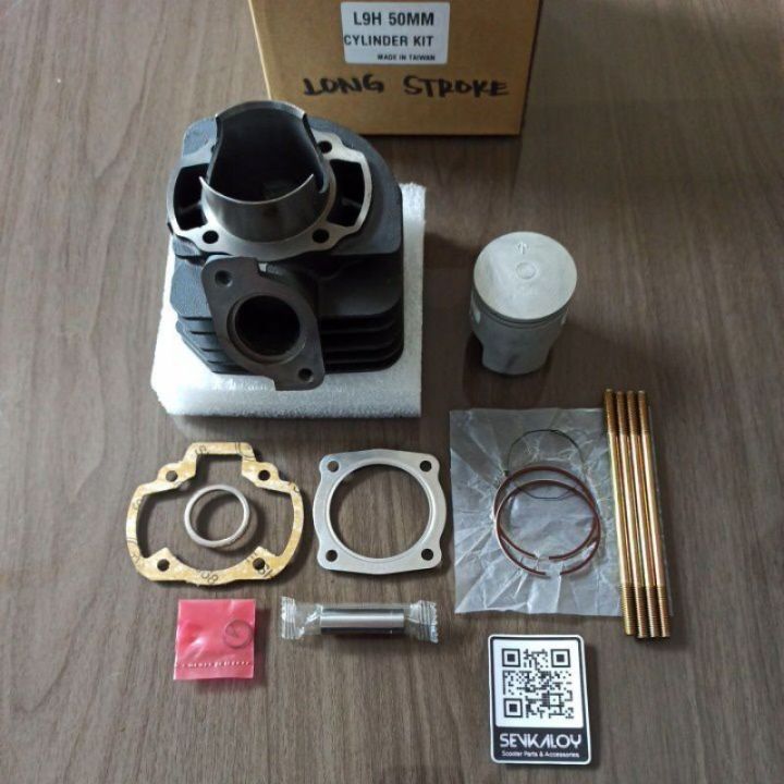 SPOT Honda Dio 1 / 2 (50mm) Dio 90 Brown box LONG STROKE Block Kit and Cylinder Head | Lazada PH