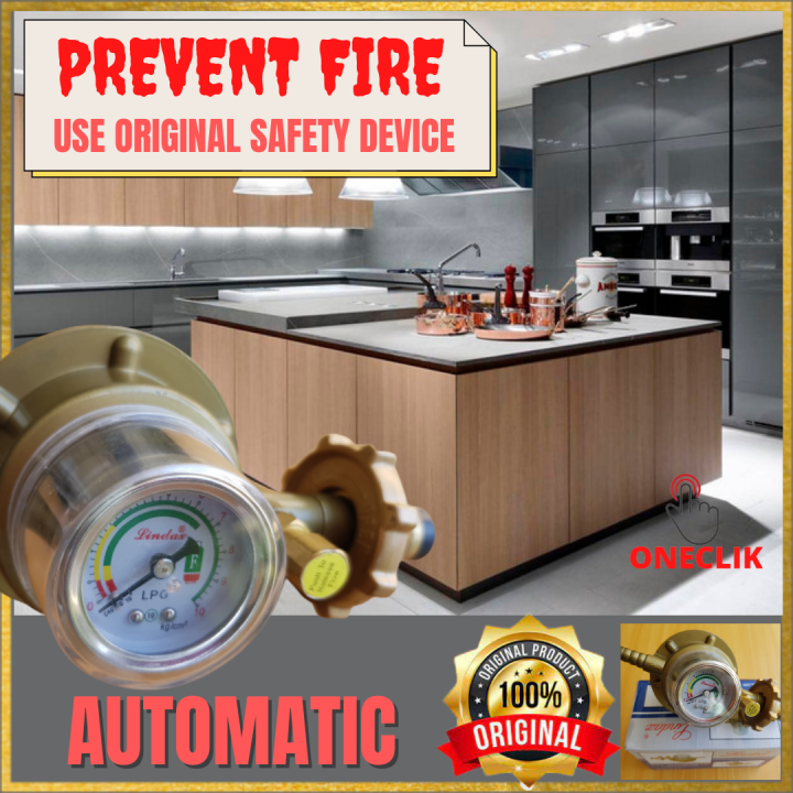 Original ANTI-LEAKAGE DEVICE, LPG SAFETY REGULATOR (POL TYPE), LPG Gas ...