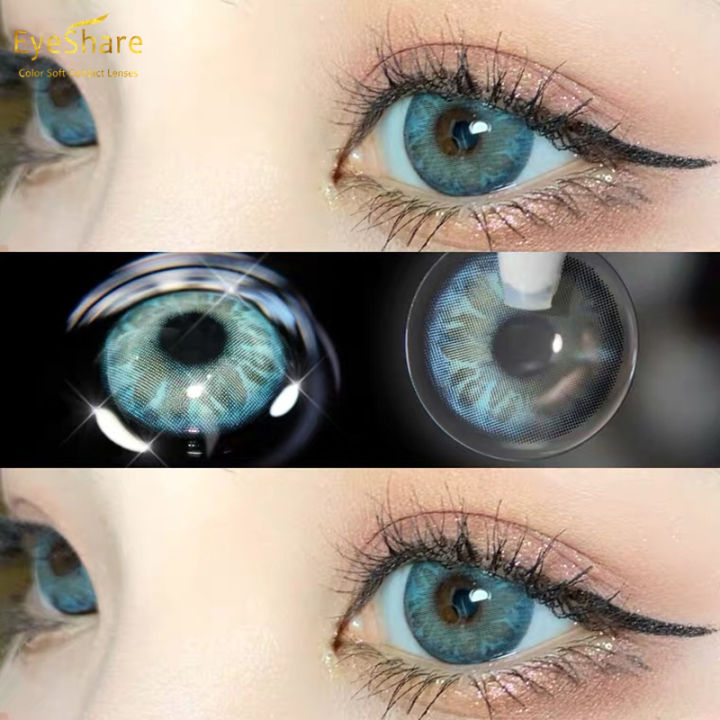 Kontak Lensa berwarna soflen ukuran kecil softlens mata korea soflend ...