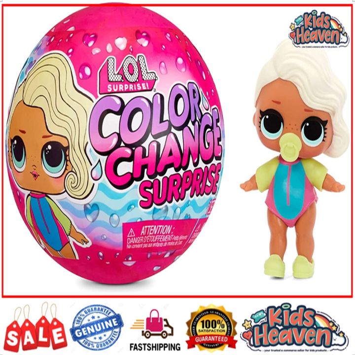 L.O.L. Surprise! LOL Surprise Color Change Dolls with 7 Surprises (100. ...