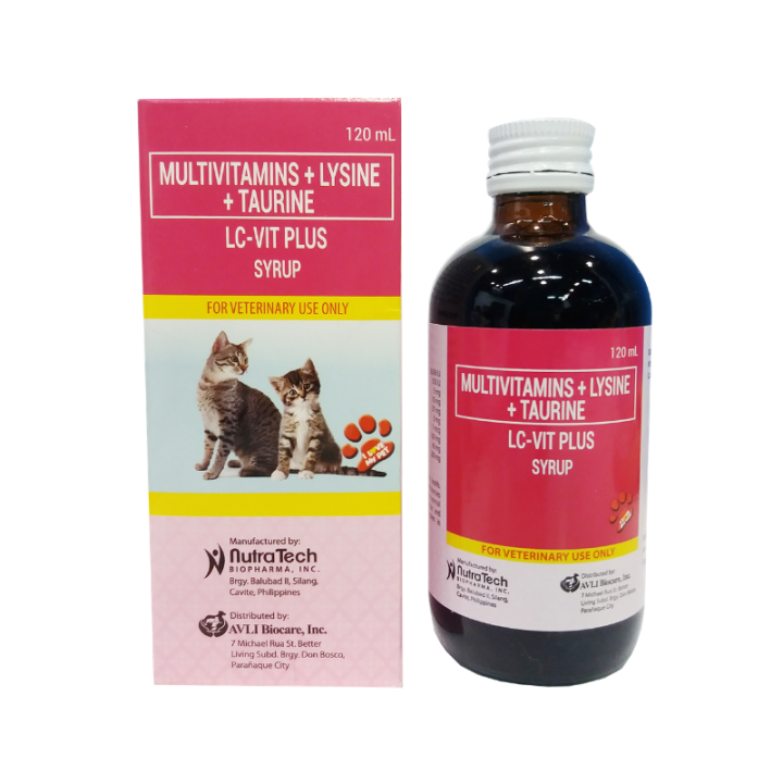 PINTAKASI NutraTech LC-Vit Plus Syrup 120mL Multivitamins + Lysine ...