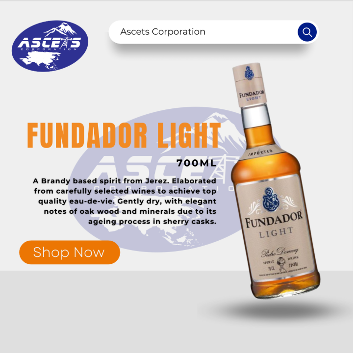 Fundador Light 70cl | Lazada PH