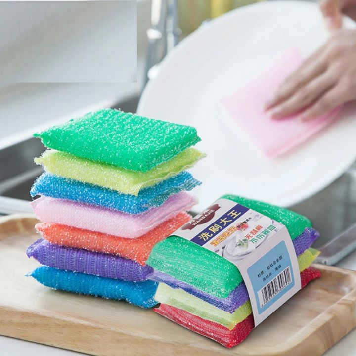 Spons Cuci Piring Warna Warni /Spon Sponge Sabut Jaring Alat ...