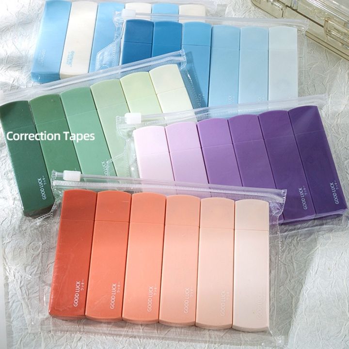 6 Pcs Gradient Color Correction Tape Set School Office Large Capacity ...