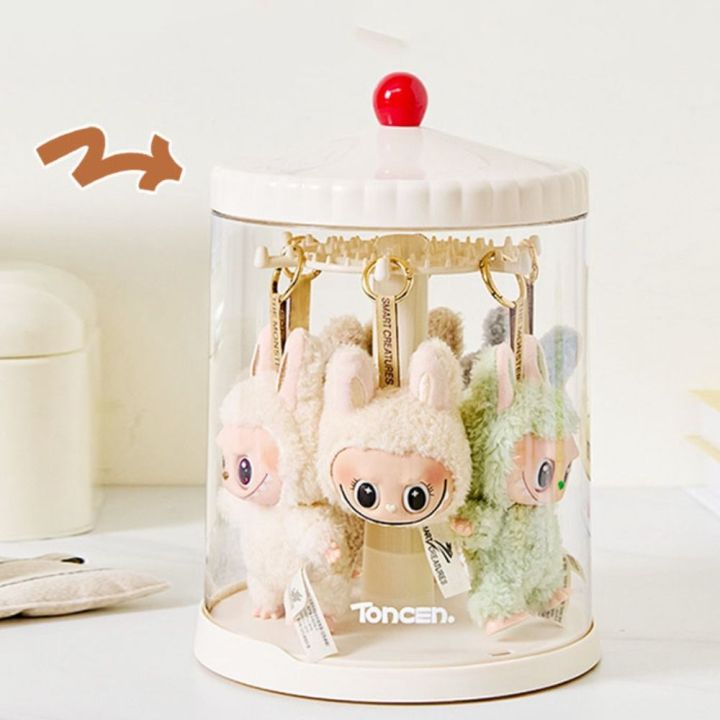MAXI Hand-made Labubu Pendant Display Box Transparent Large Capacity ...