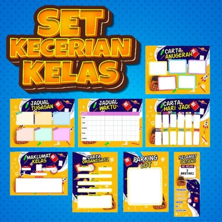 SET KECERIAAN KELAS 2024 | Lazada
