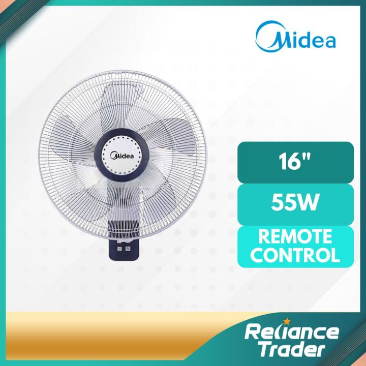 Midea Wall Fan With Remote Control (16") MF-16FW15KRA / Morgan Wall Fan ...