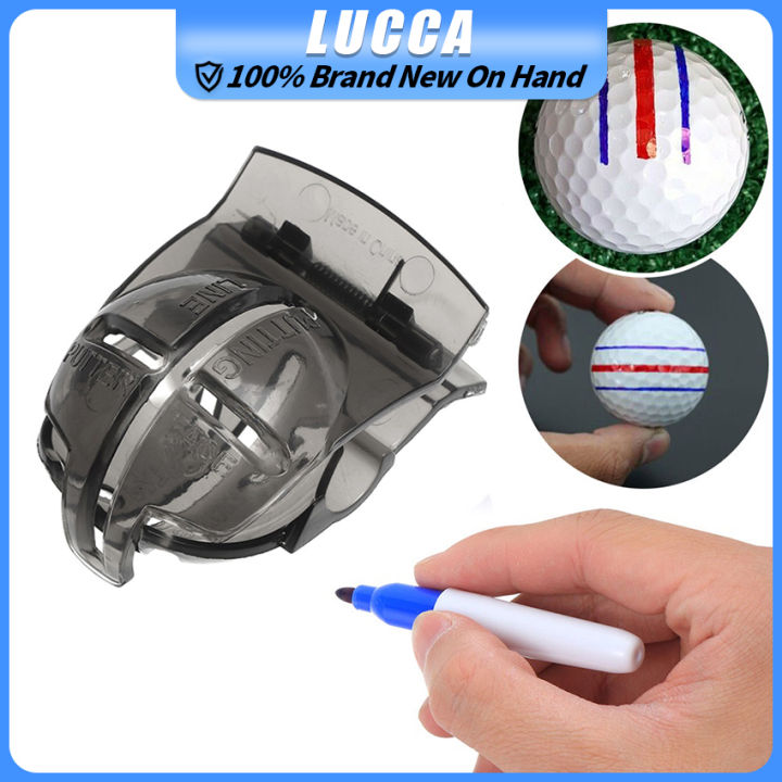 Golf Ball Line Marker Clip T-shaped three-line ball marker Golf Ball ...