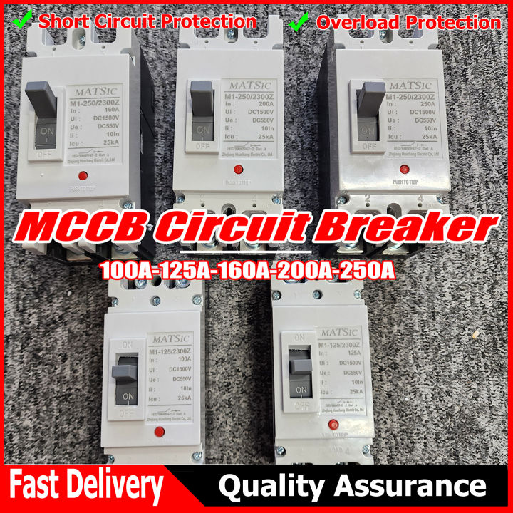 Molded Case Circuit Breaker 100A 2P MCCB Solar Electric Circuit Breaker ...