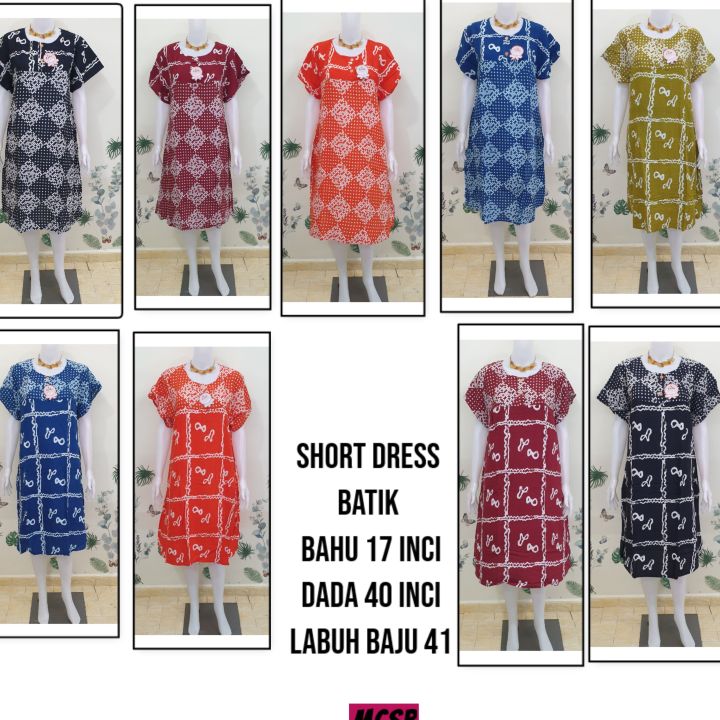 SHORT DRESS BATIK | Lazada