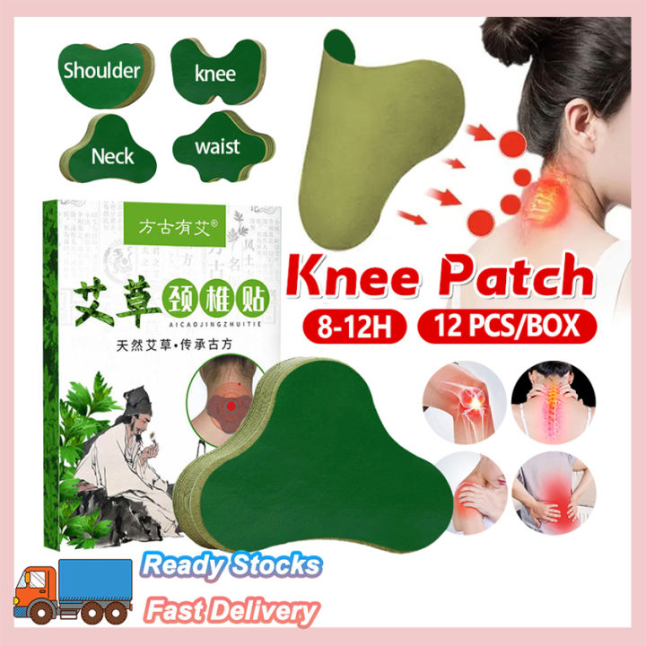 12Pcs/1box Cervical Neck Shoulder Back Knee Pain Ai Cao Patch Wormwood ...