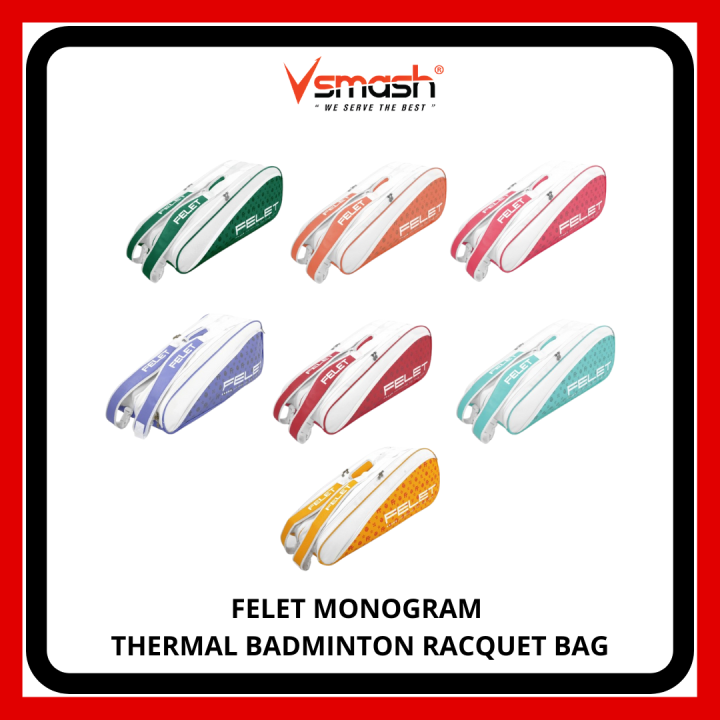 Felet Monogram Thermal Badminton Racquet Bag | Lazada