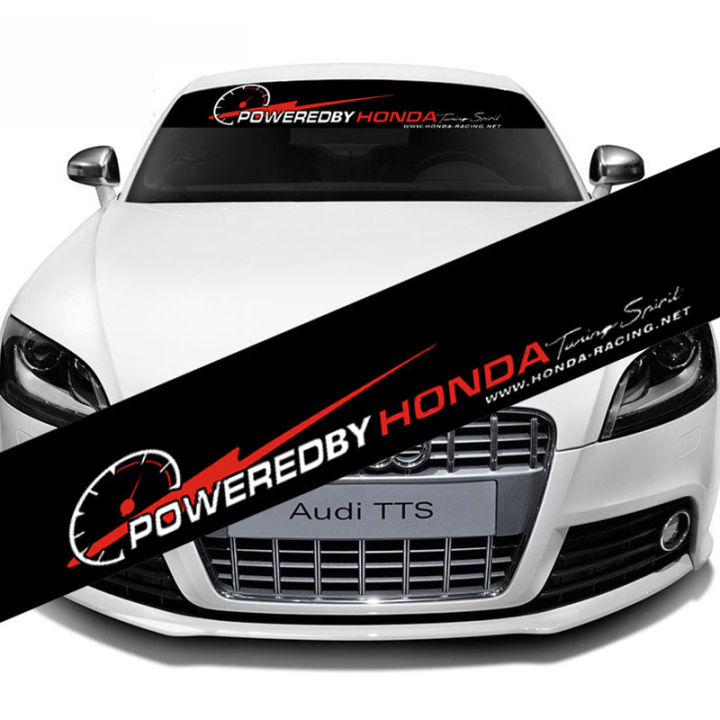 1 Piece Modified Honda Car Front Windshield Emblem Sticker Auto Rear ...