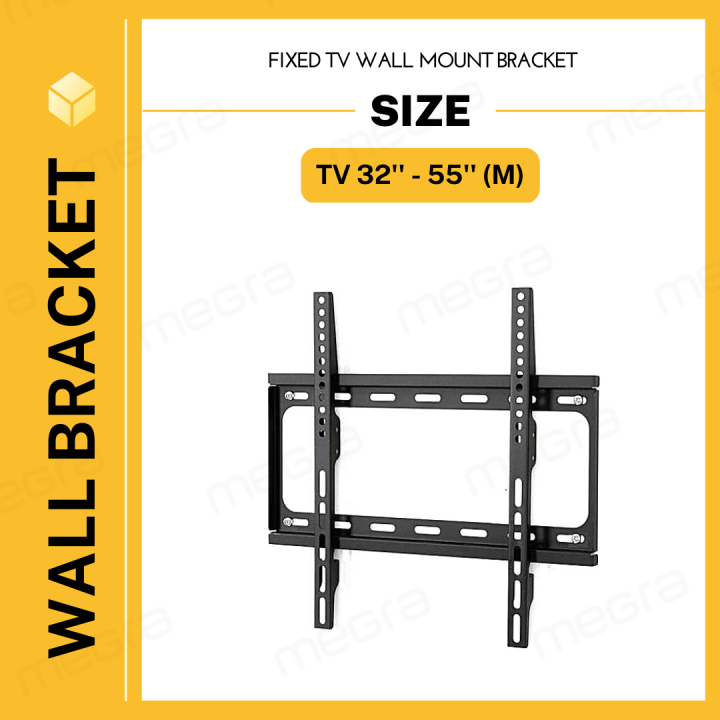 LED TV WALL BRACKET 32" - 55" Bracket Television 32inch - 55inch | Lazada
