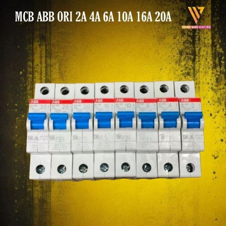 MCB ABB ORI STANDAR PLN BIRU - BARU 2A 4A 6A 10A 16A 20A KWH METERAN ... MCB ABB ORI STANDAR PLN BIRU - BARU 2A 4A 6A 10A 16A 20A KWH METERAN ...