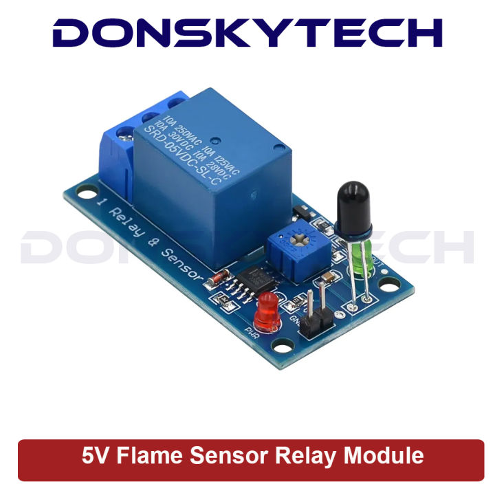 Flame Sensor Relay Module 5V | Lazada PH