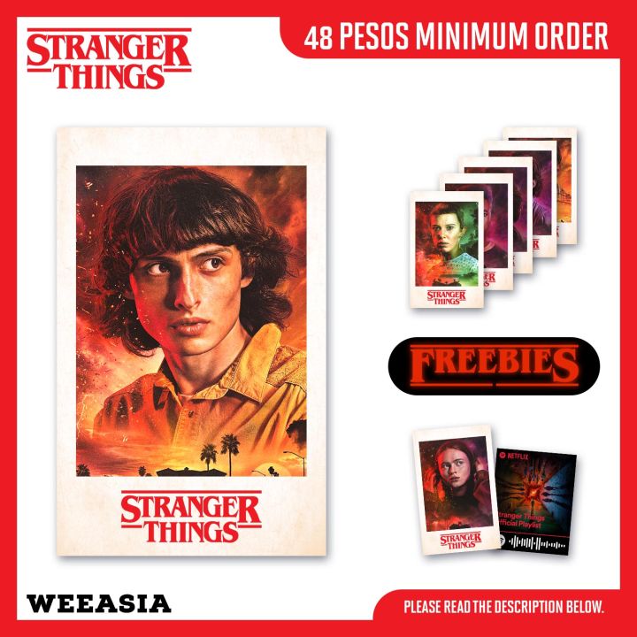 STRANGER THINGS INSTAX MINI INSPIRED PHOTOCARD HD Print with FREEBIES ...