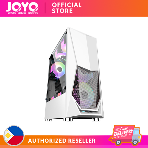 1STPLAYER DK-3 MID-TOWER GAMING CASE TEMPERED GLASS ATX (WHITE) | Lazada PH