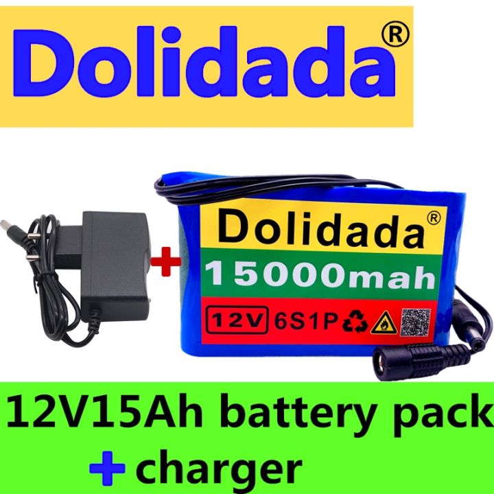 18650 12V 15000mah battery Rechargeable Lithium Ion battery pack ...