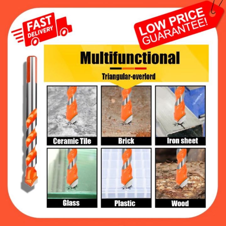 Drill Bit Serbaguna untuk Kayu, Jubin, Simen, Konkrete, Kaca, Aluminium ...