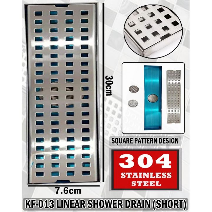 Rectangular Linear Shower Floor Drain Long Linear Drainage Channel ... Rectangular Linear Shower Floor Drain Long Linear Drainage Channel ...