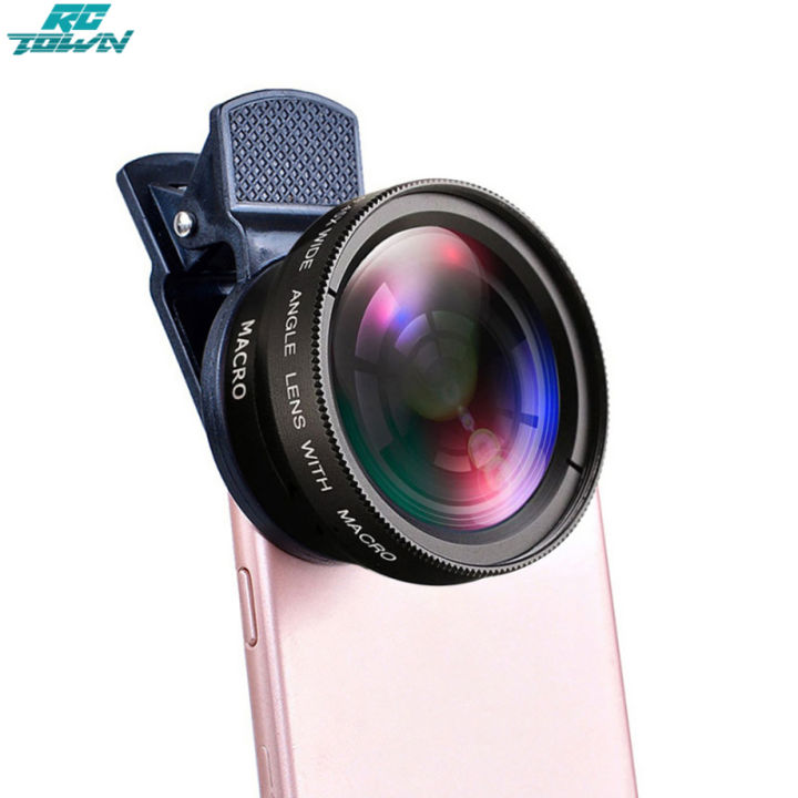 2in1 Lens 0.45x Wide Angle+12.5x Macro Lens General Professional Hd Mobile Phone Special Effects ...