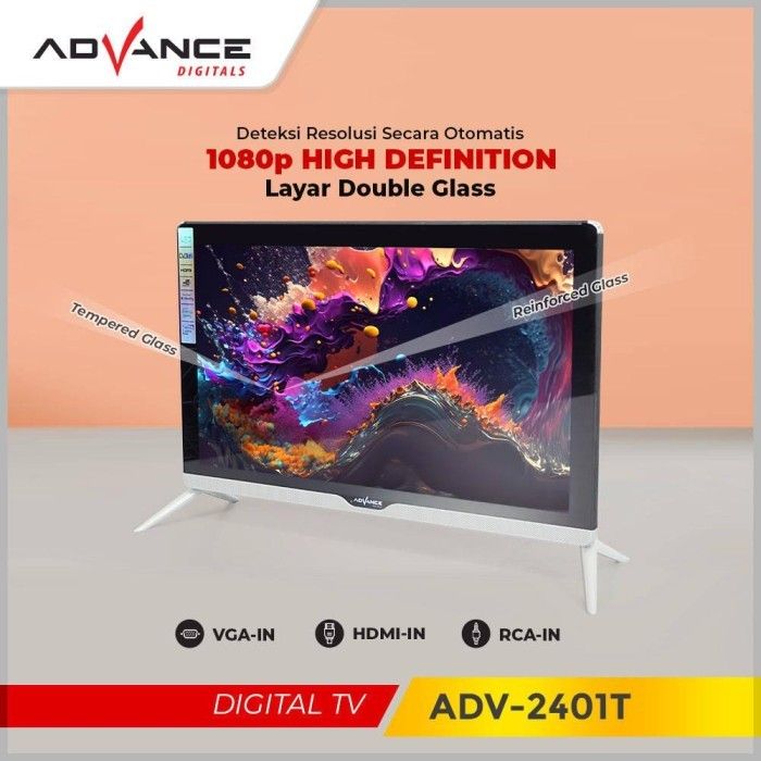 TV Digital Advance TVD ADV 2401T / ADV-2401T 24 inch HDMI VGA | Lazada ...