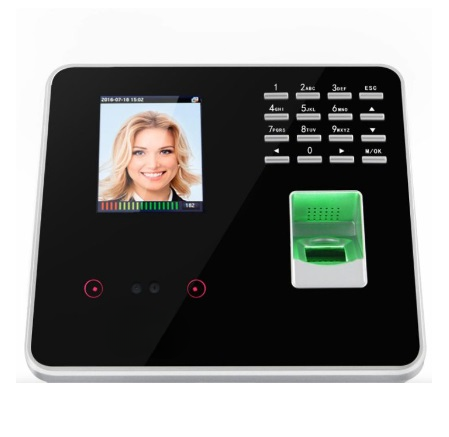 ZK T3CO Biometric Face Recognition Fingerprint Time Card Machine ...