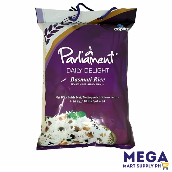 Parliament Daily Delight Basmati Rice 5kg , extra long grain ,soft and ...