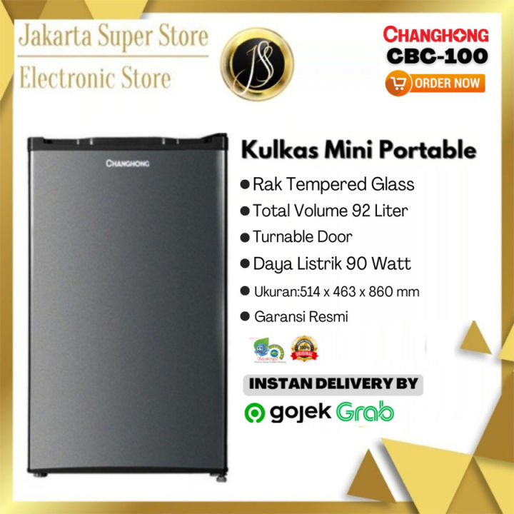 KULKAS CHANGHONG CBC 100 / KULKAS MINI PORTABLE BAR | Lazada Indonesia