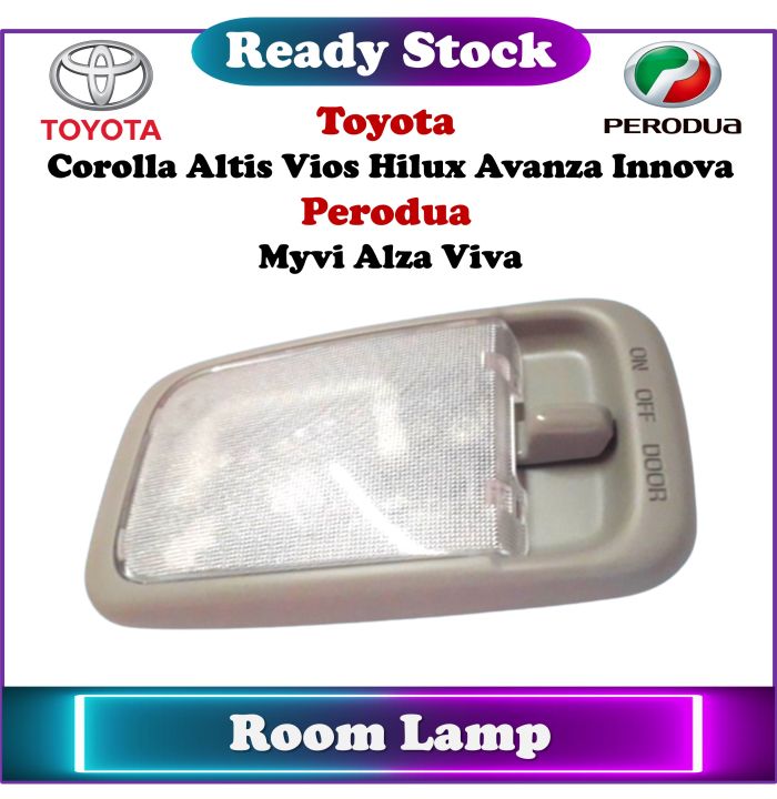 Toyota & Perodua 】 Interior Room Lamp - Original Type / LED ( Corolla ...