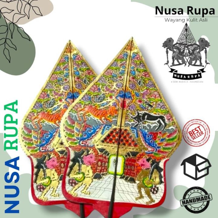 WAYANG kulit ASLI Gunungan Kayon Standar Dalang / Gunungan Wayang ...