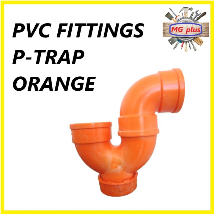 2024 PVC Fittings P-Trap Orange 2 For Plumbing Needs Kitchen Sink And ...