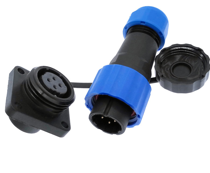 Waterproof connector SP16 IP68 cable connector plug & socket Male and ...