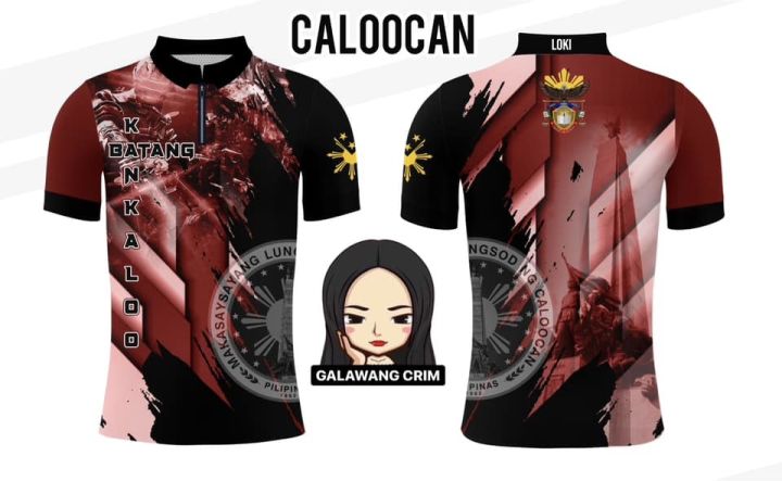 2024 ALL NEW DESIGN CALOOCAN BATANG KANKALOO 3D POLO SHIRT | Lazada PH