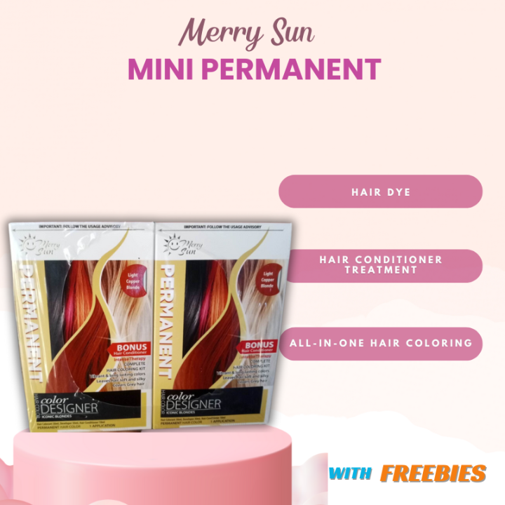 Original Merry Sun Mini Permanent Hair Color | Lazada PH