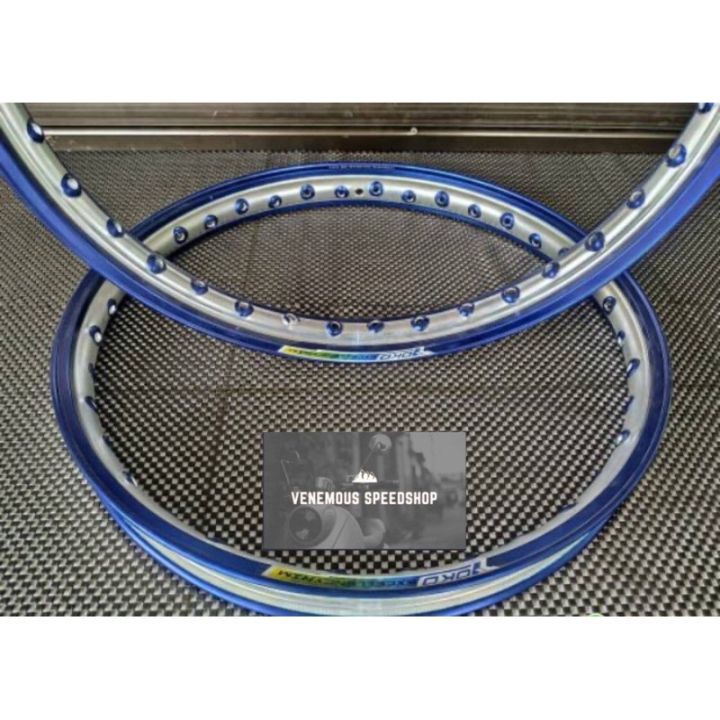 Velg Alumunium Yoko Two Tone Blue/Silver 140x17 Original Made In ...