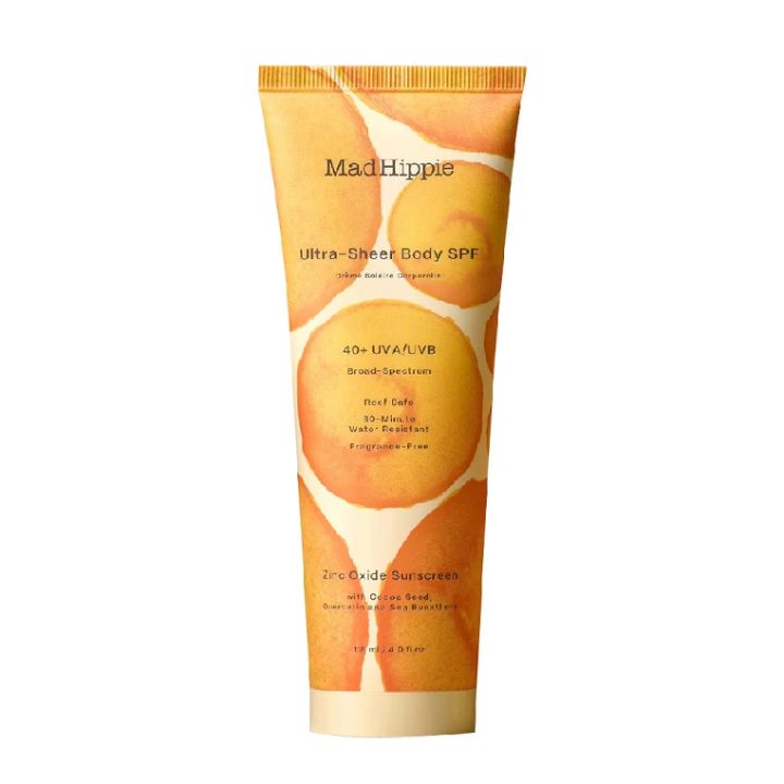 Mad Hippie Ultra-Sheer Body Mineral Sunscreen SPF 40+ Broad Spectrum ...
