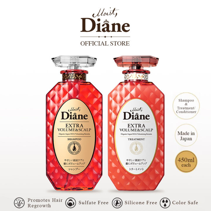 Moist Diane Extra Volume & Scalp Shampoo and Treatment (450 ML each) | Lazada PH