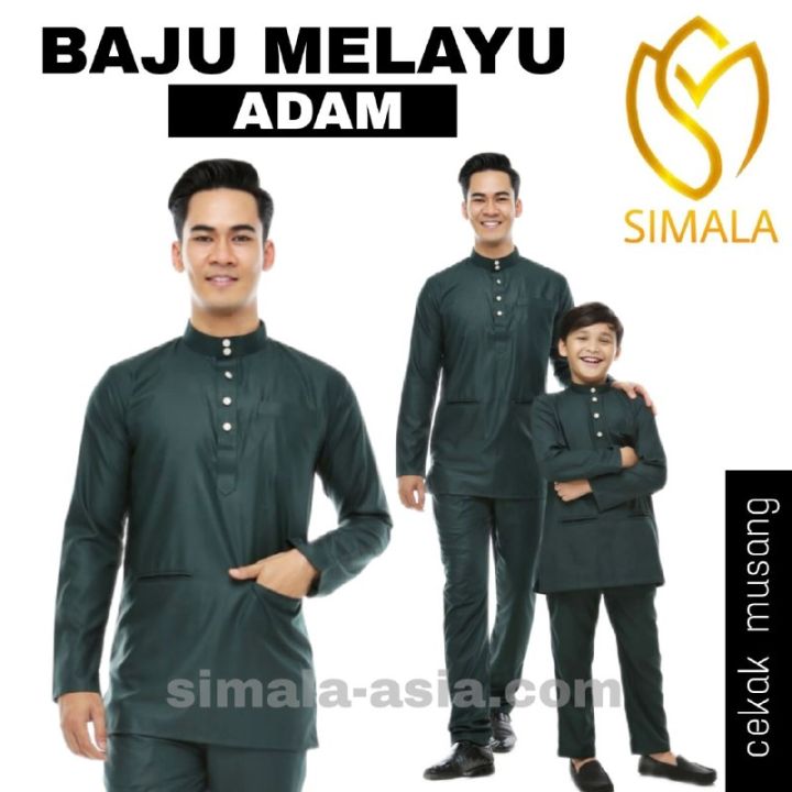 (RAYA 2026) Baju Melayu ADAM Ekslusif Raya Sedondon OSAKA COTTON ...