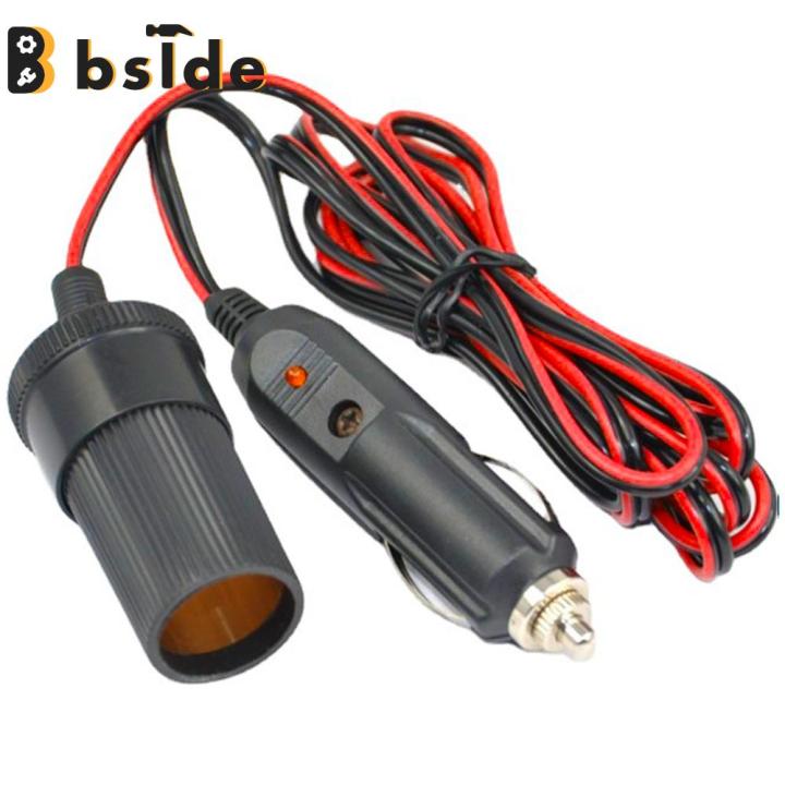 [Bside Tool Store] 2M/5M Car Socket Power Adapter 12/24V 10A Heavy Duty ...
