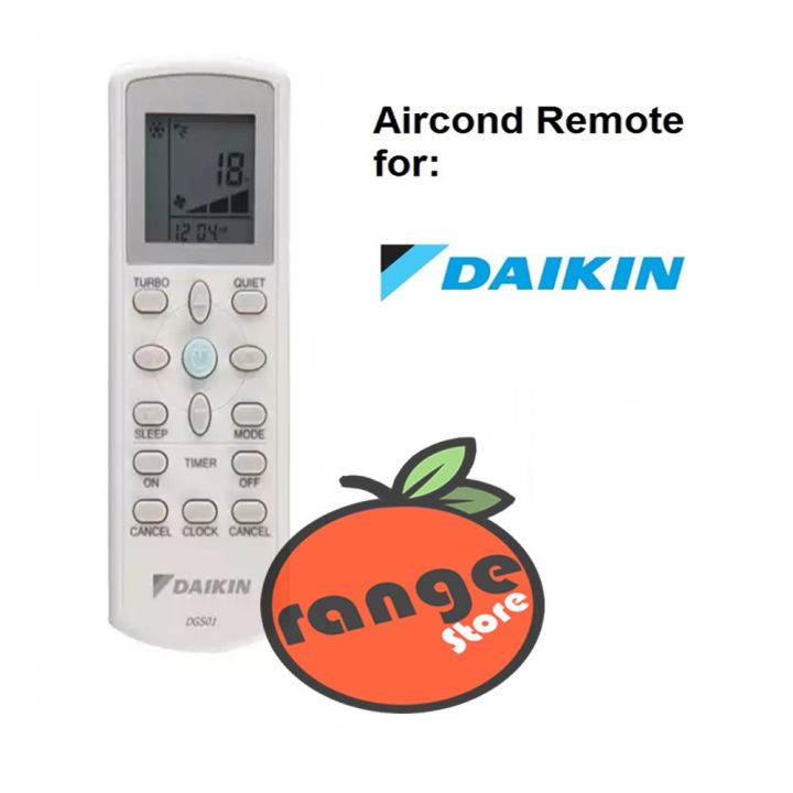 DAIKIN AIR CONDITIONER REMOTE CONTROL DGS01 ECGS02 DGS02 | Lazada PH