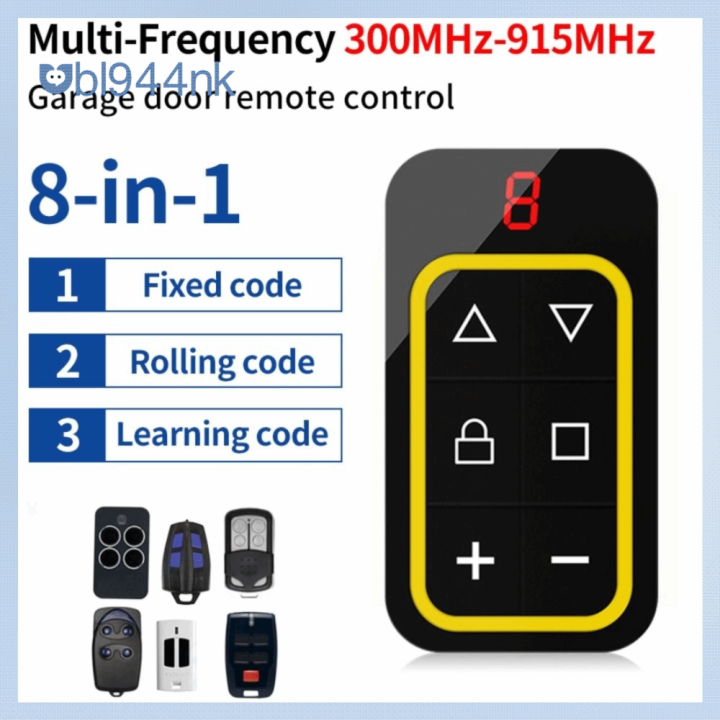 UBL944NK Rechargeable Garage Door Remote Control Duplicator 300MHz ...