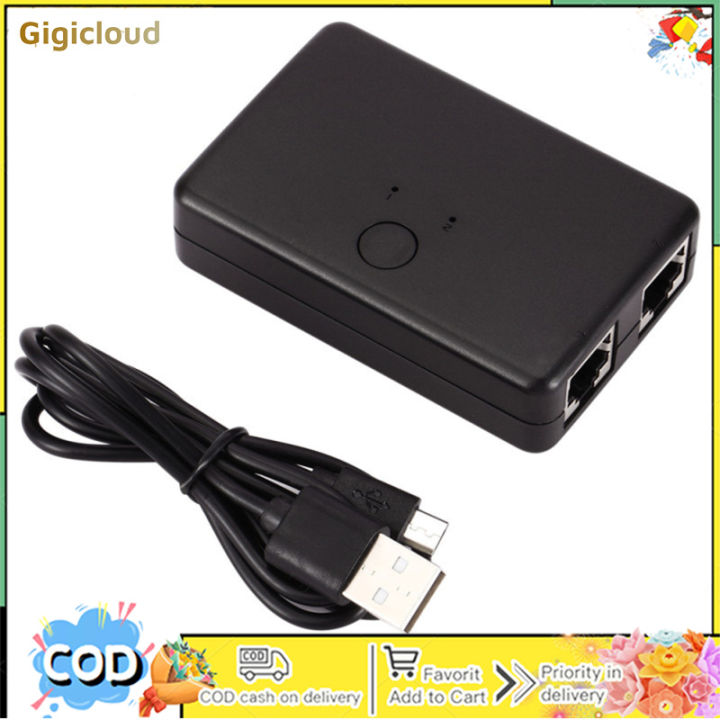 Ethernet Cable Splitter 1 Input 2 Output/2 Input 1 Output Ethernet ...