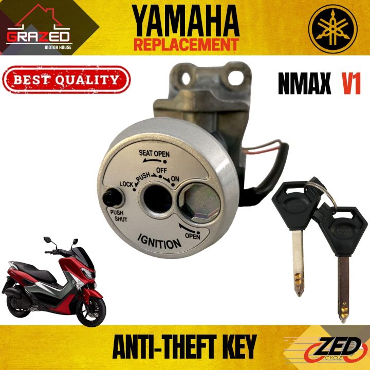ANTI THEFT KEY SET for Nmax V1 (Replacement) | Lazada PH