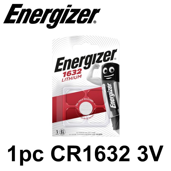 Energizer 1632 CR1632 1pc 3v Lithium Button Cell Battery in Blister Pack DL1632 CR 1632 DL 1632 3V Lazada Lazada PH