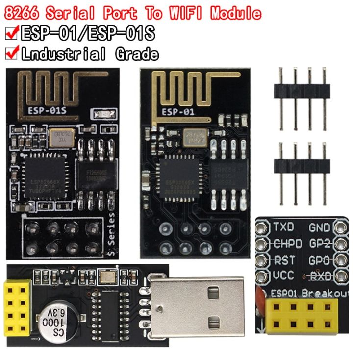 ESP01 Programmer Adapter UART GPIO0 ESP-01 Adaptater ESP8266 CH340G USB ...